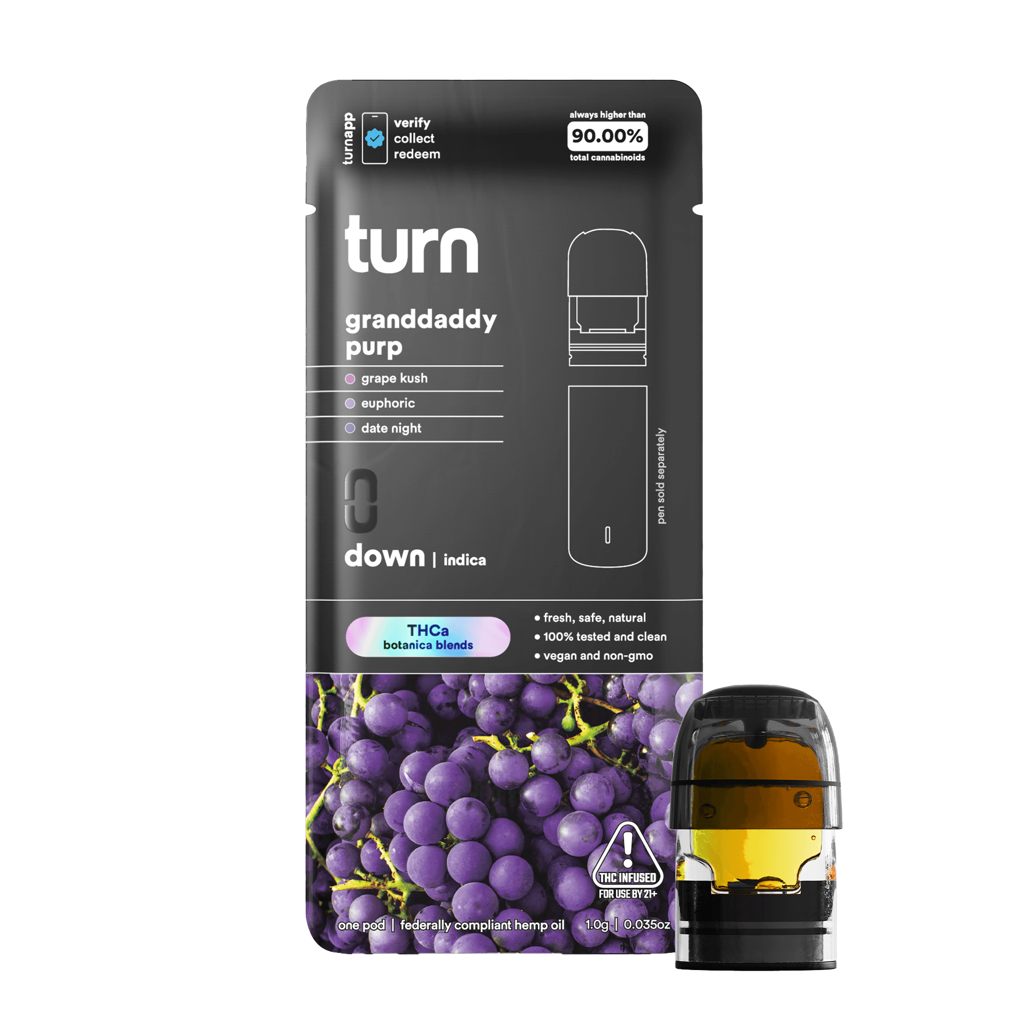 turn | home of the podpak | discreet, federally legal THC vape device